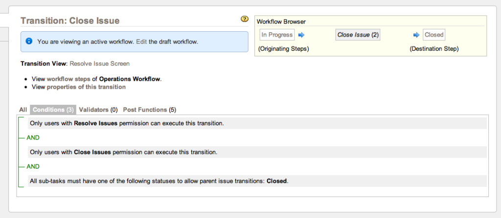 Preventing closing a JIRA task if it has open sub-tasks – OpenWebIT